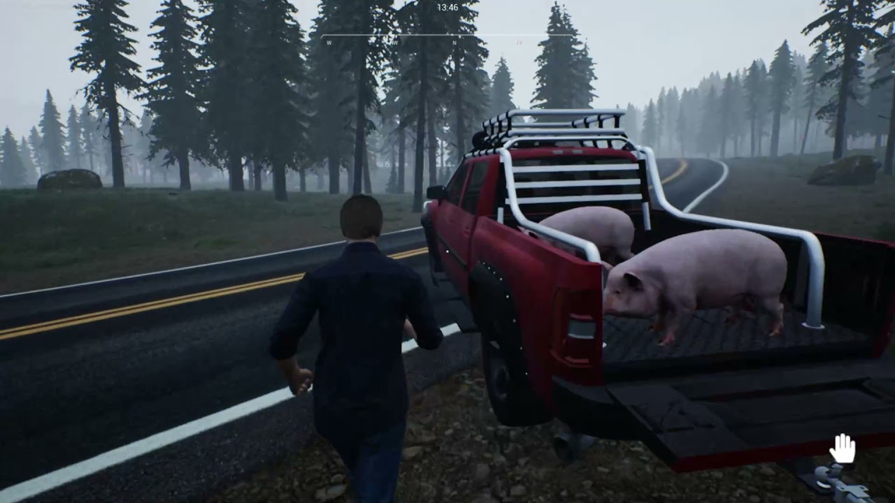 Ranch Simulator | *First Look* |Can the trailers haul pigs? - YouTube