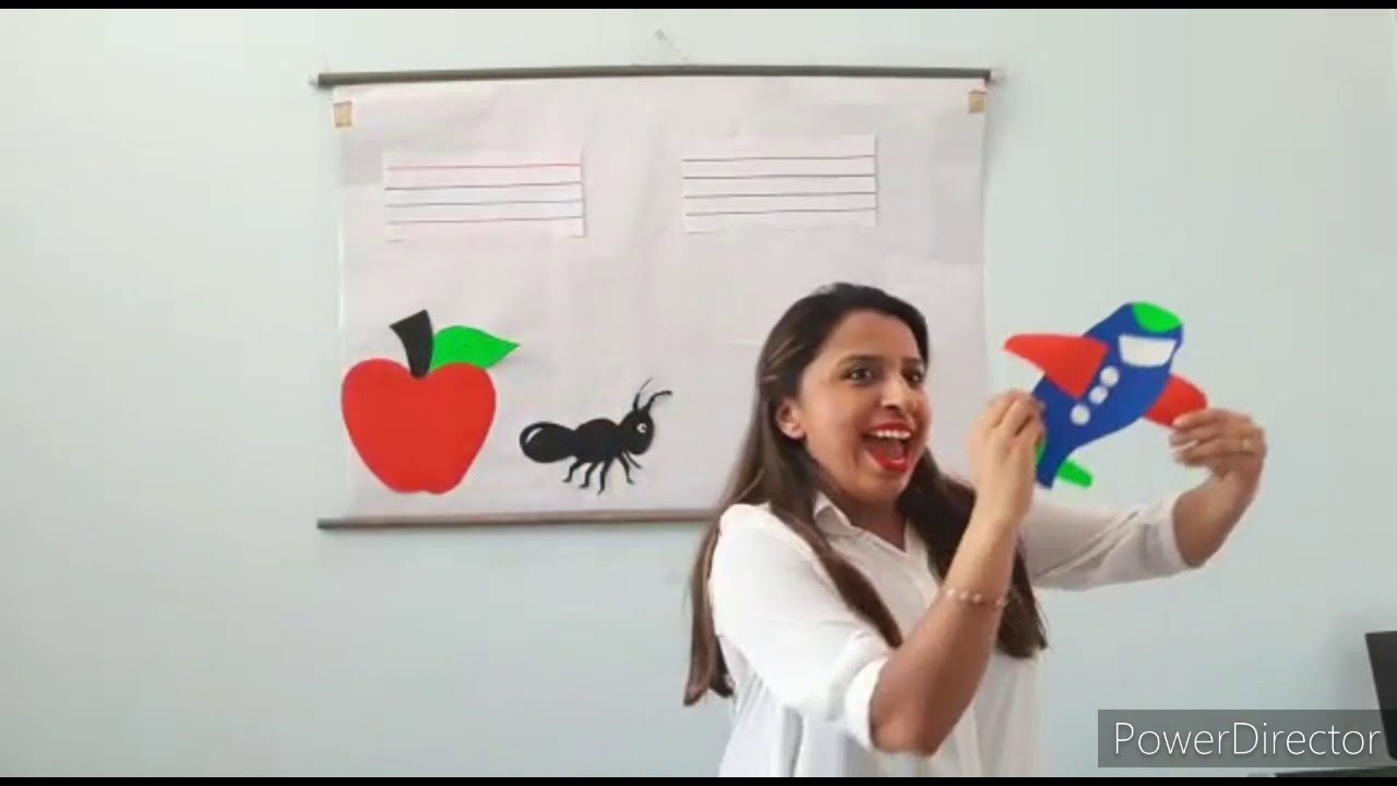 INTRODUCTION OF LETTER A (SMALL) - YouTube