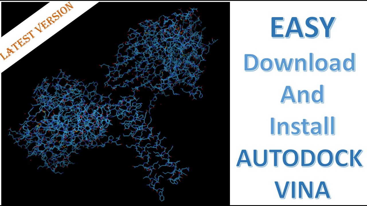 Autodock Vina installation - YouTube
