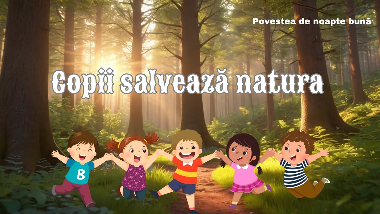 Copii salvează natura:plantând copaci - YouTube