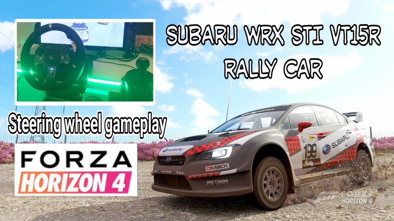 subaru #199 wrx sti vt15r rally car (logitech g920 steering wheel ...
