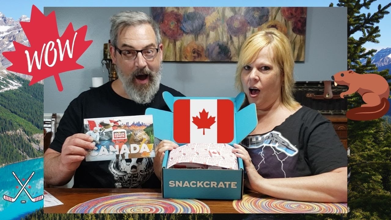SNACK CRATE CANADA TASTE TEST(CANADIAN SNACKCRATE REVIEW) - YouTube
