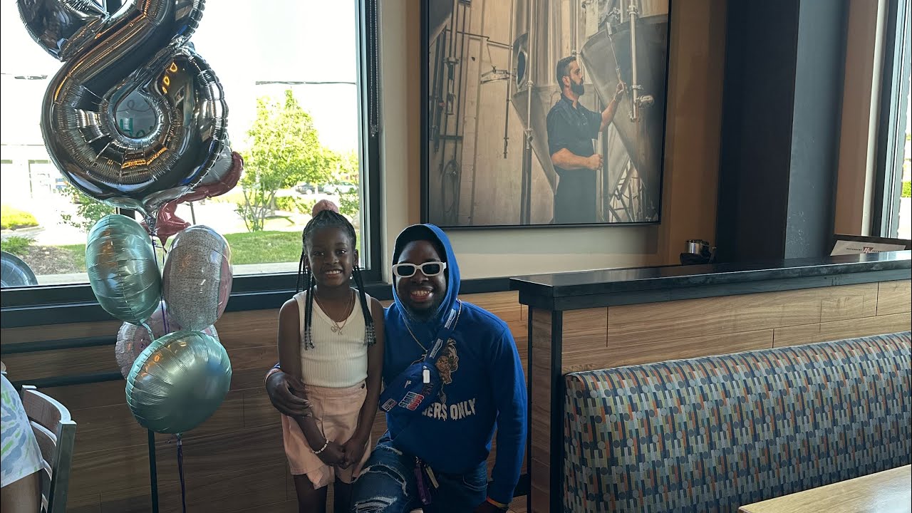 Avery 8th birthday dinner - YouTube