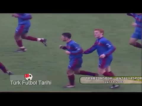2001 2002 Trabzonspor Antalyaspor (DA SILVA'DAN  SUPER GOL) 13.Hafta Maçı