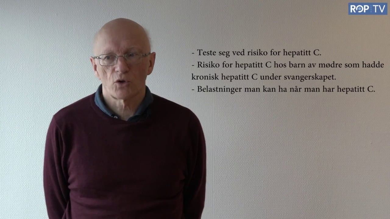 Knut Boe Kielland: Hepatitt C - Hvem har risiko for å få det og hvordan ...