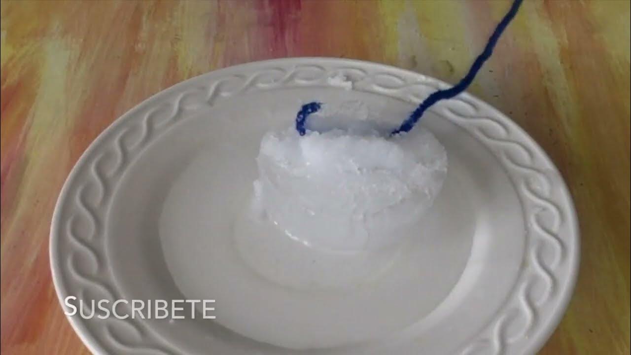 Experimento con Hielo y Sal / EXPERIMENT WITH ICE AND SALT - YouTube