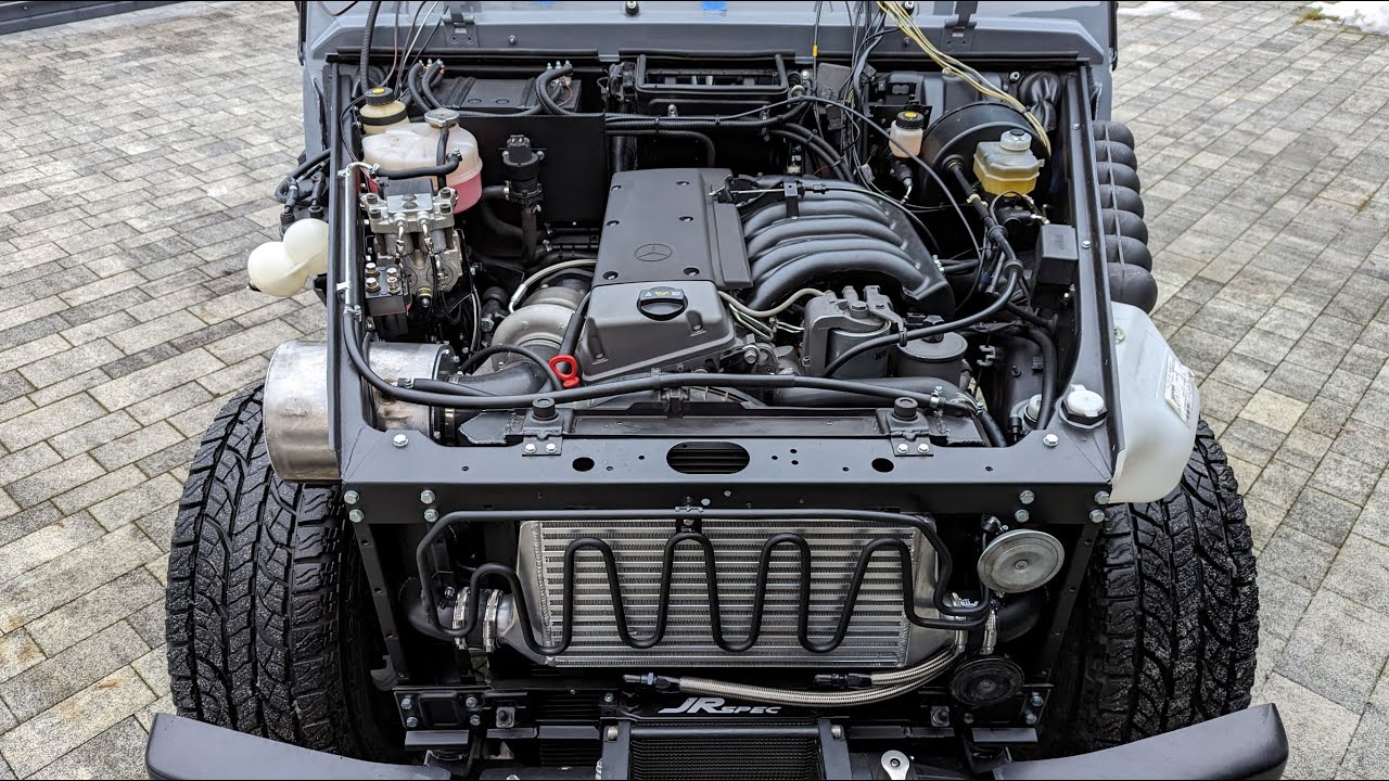 Mercedes G W463 complete rebuild (OM606 engine bay modifications - part ...