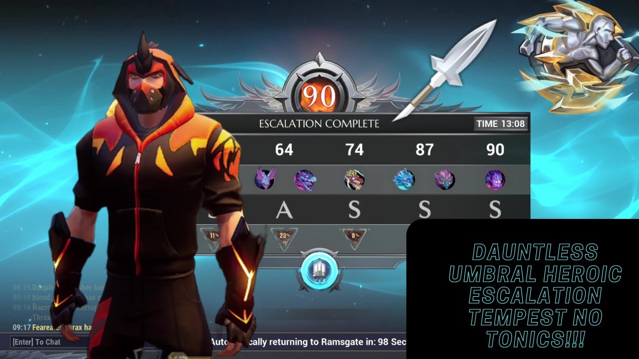 CHRONOVORE WAR PIKE TEMPEST SOLO DAUNTLESS UMBRAL HEROIC ESCALATION 51 ...