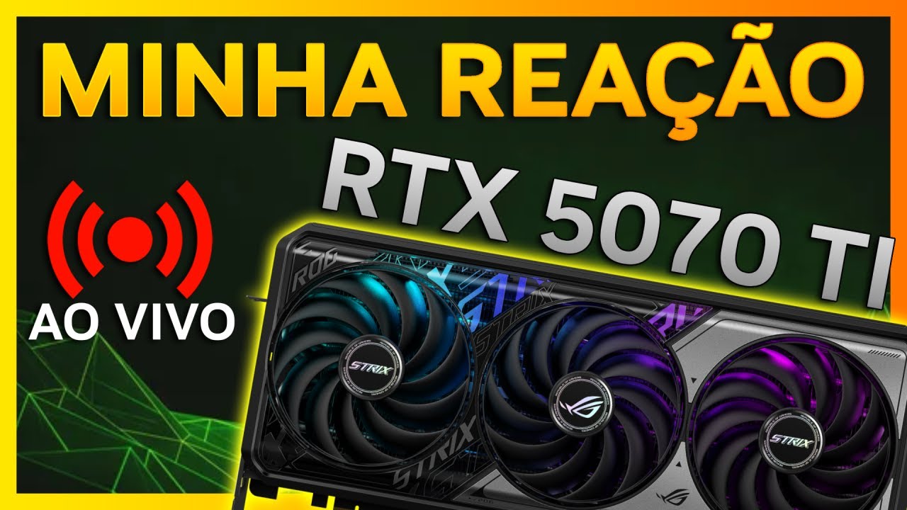 RTX 5070 TI VAI DEIXAR MARGEM PARA A AMD 9700XTX??? - YouTube