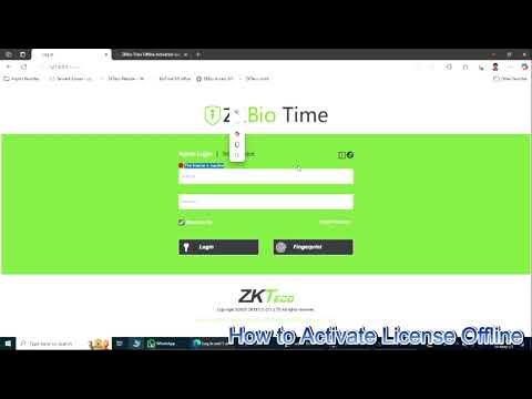 How to Install biotime, Activate, and Deactivate ZKBiotime 9.0 License for Use on Another PC ...