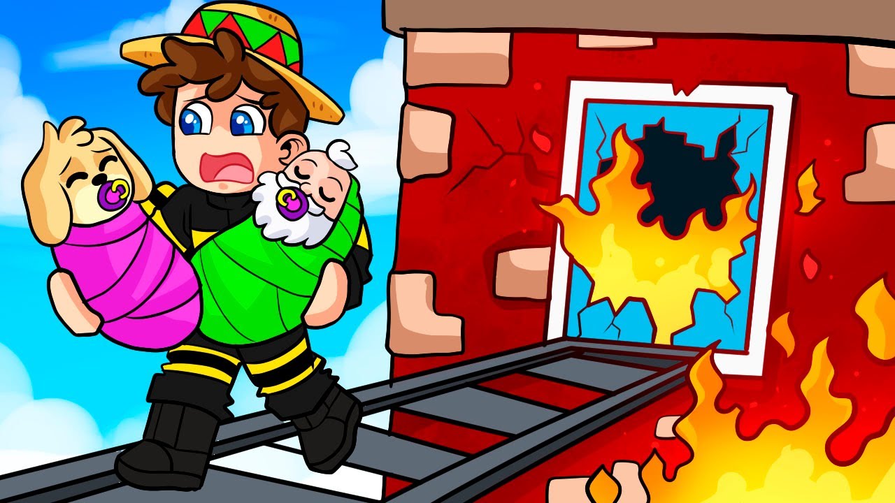 ¡NOS CONVERTIMOS en BOMBEROS! 🔥 👩‍🚒 ROBLOX con SILVIOGAMER y PANCRACIO ...