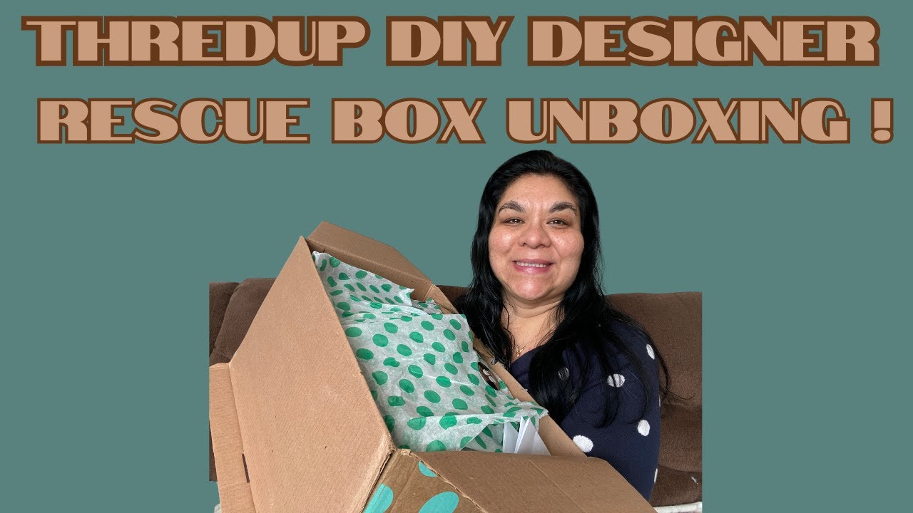 ThredUp DIY Designer Rescue Box Unboxing 12-1-23 - YouTube
