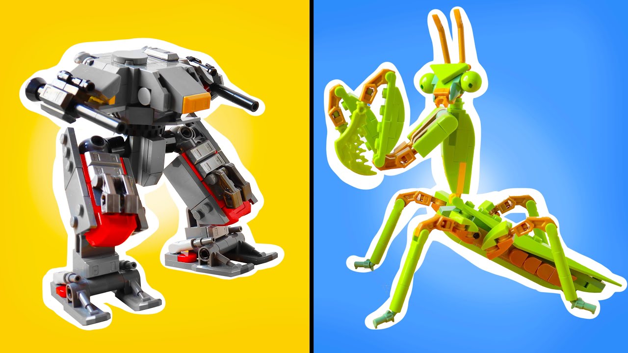 LEGO Praying Mantis vs Mechas MOC | Brick Finds & Flips