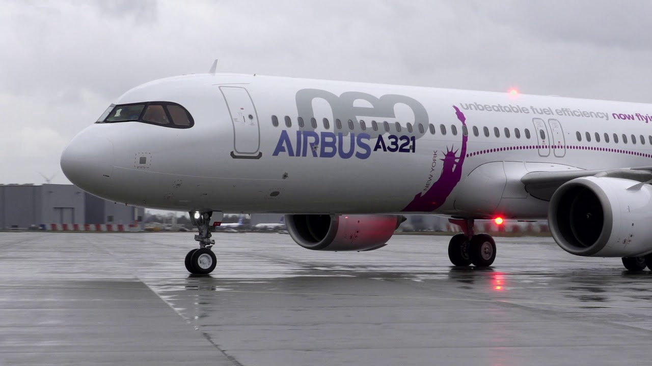Airbus A321LR tem a maior autonomia de jato de passageiros de corredor ...
