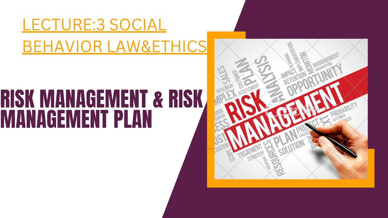 Hazard, risk, and risk management plan lecture 3. social behaviour law ...