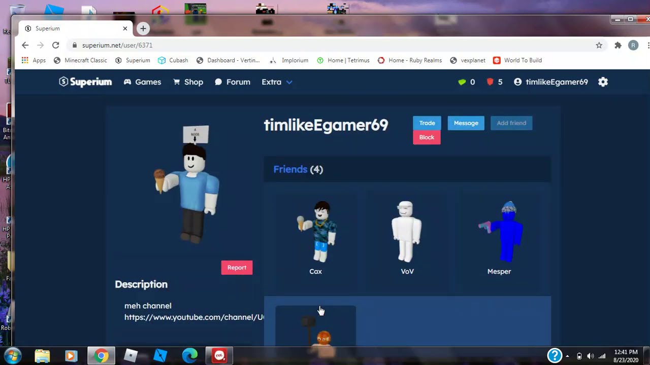 showing off a pretty cool roblox clone - YouTube