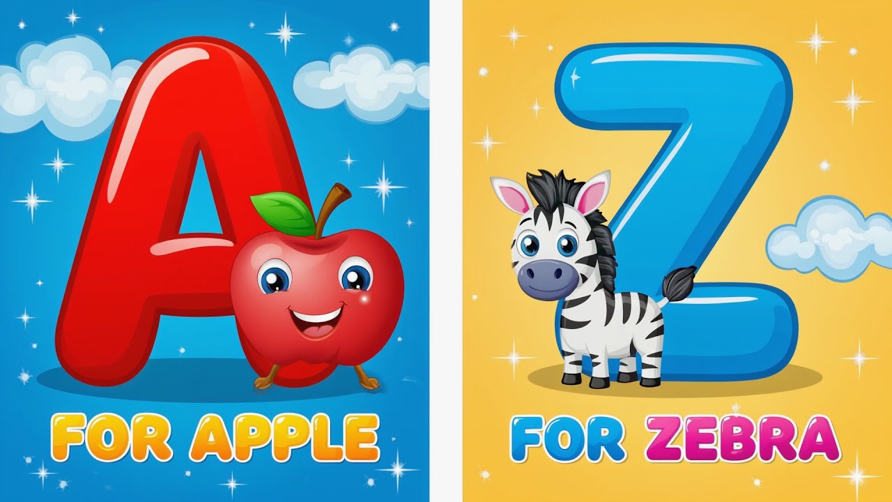 Learn A to Z Alphabet | Phonics with Pictures | ABC for Preschool - YouTube