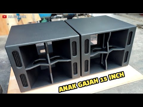 tutorial membuat box Gajahan 15 inch singgle - YouTube