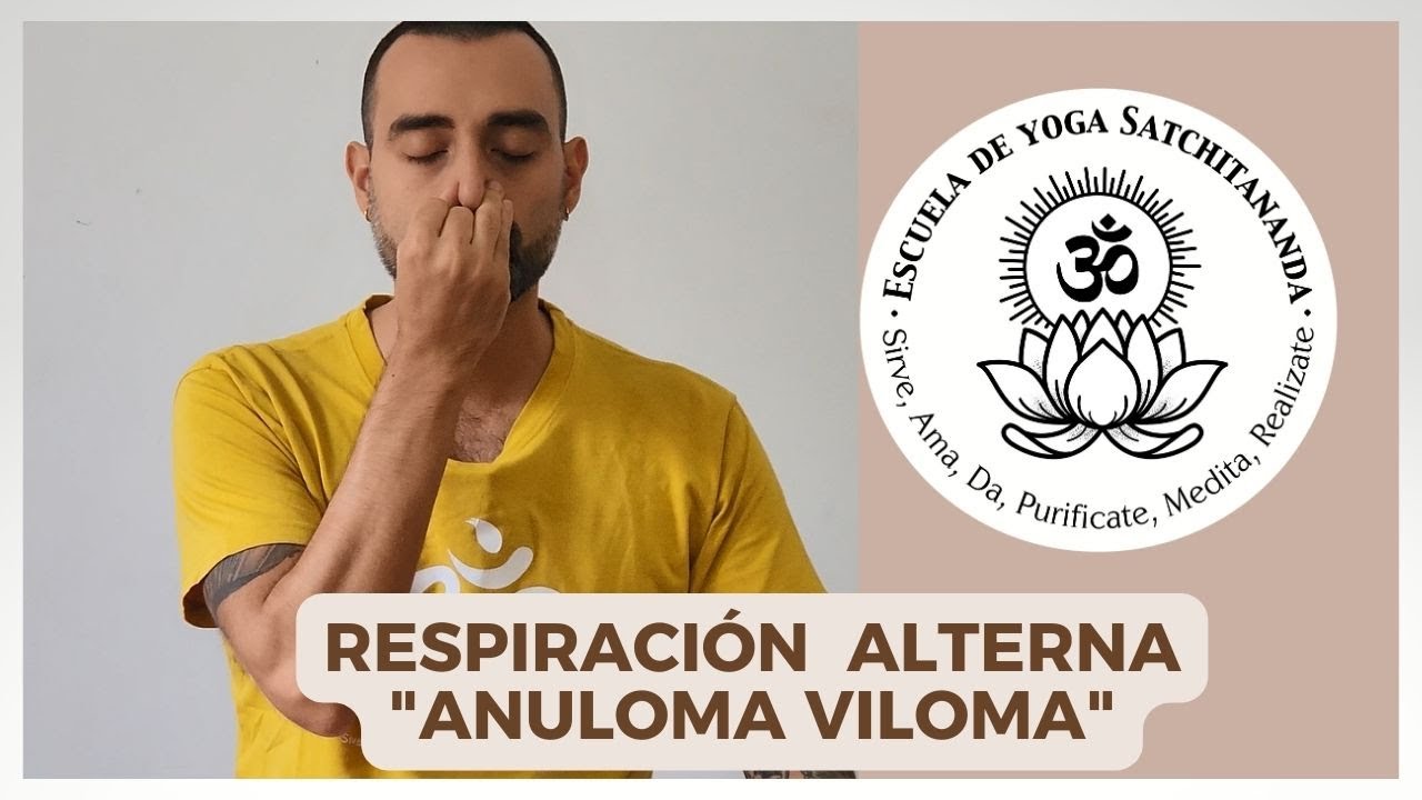 Respiración Alterna- "Anuloma Viloma" - YouTube