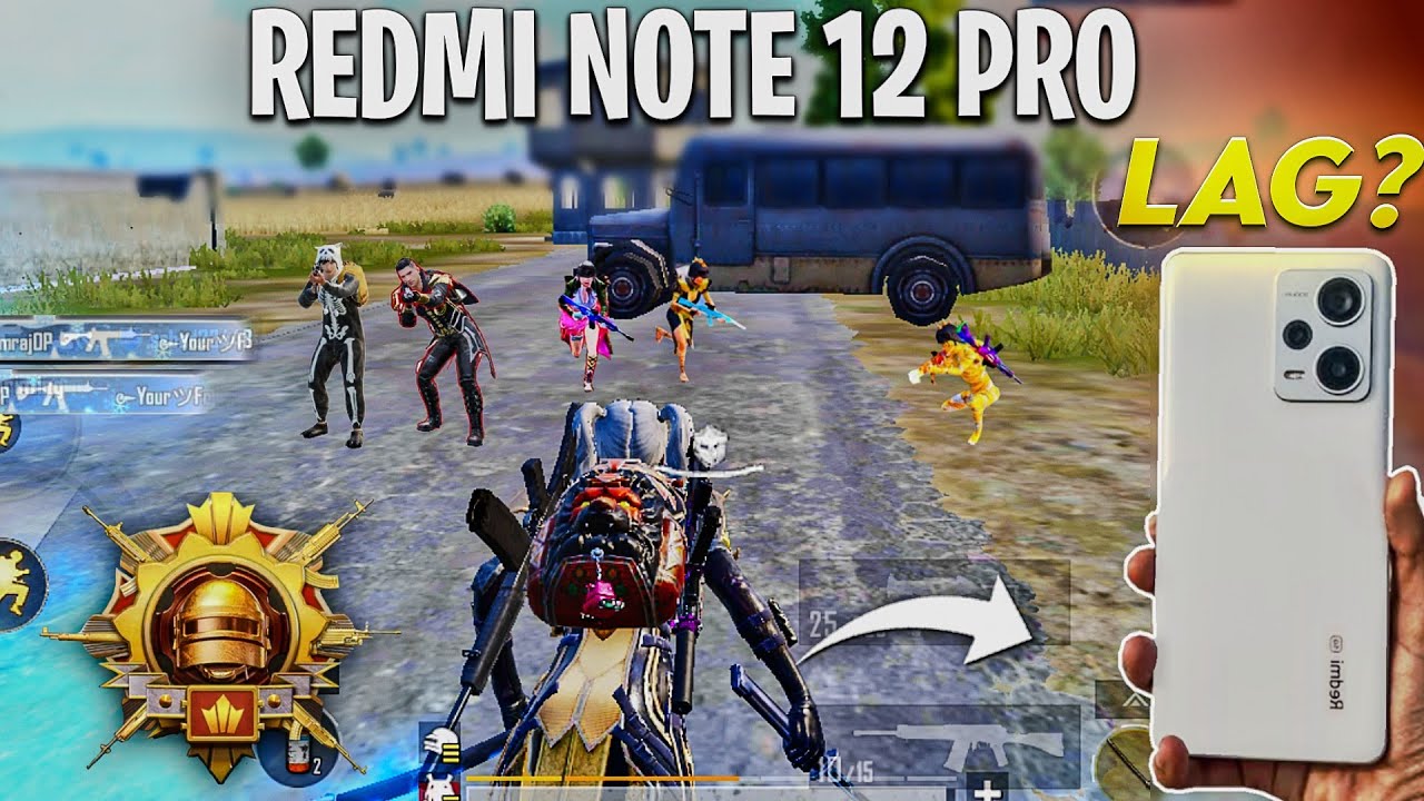 Redmi Note 12 Pro 5G Pubg Test 2024 | Smooth + 60 FPS ⚡ | Pubg Mobile ...
