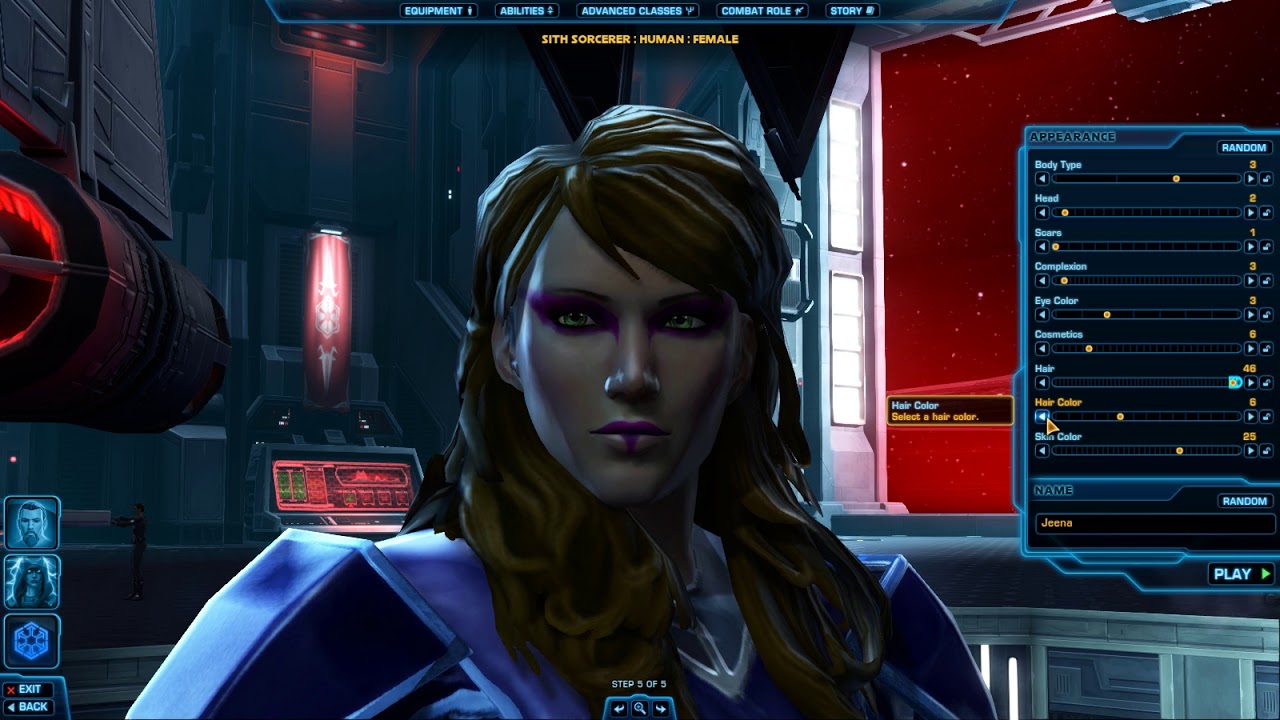 SWTOR Character Creation & First Conversation - YouTube