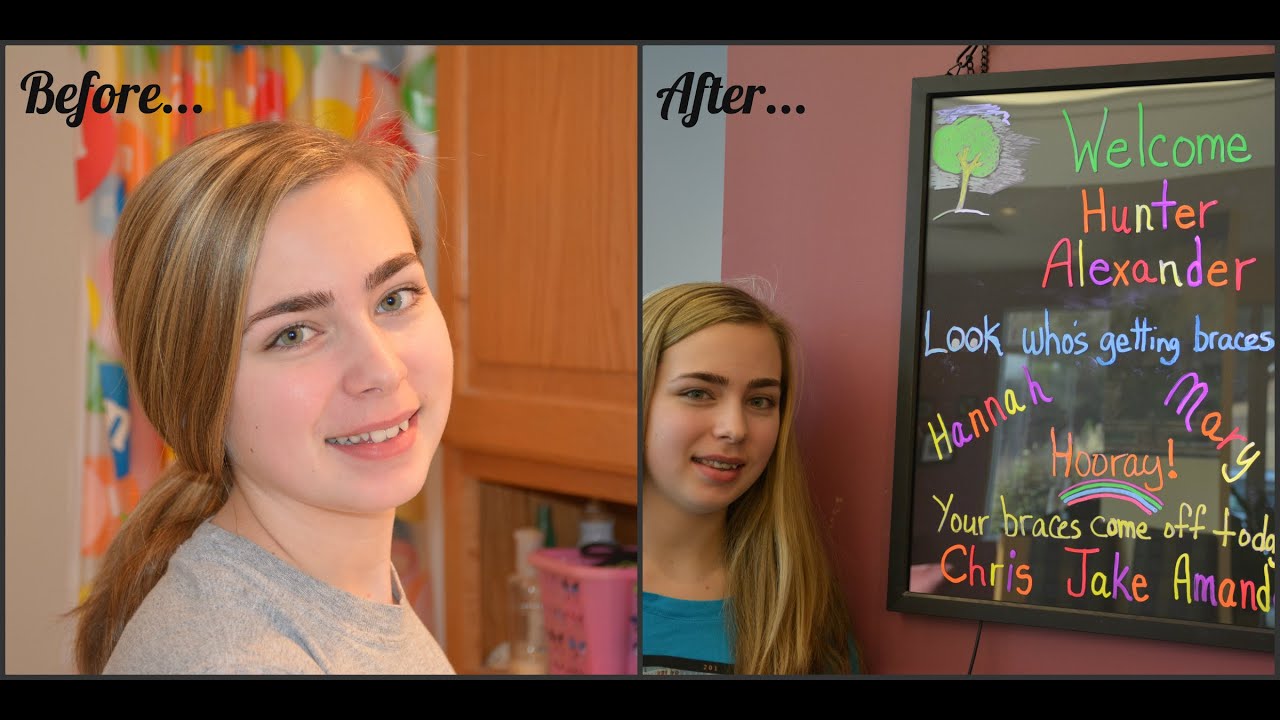 Hannah Gets Braces!!??!! and Day Vlog! - YouTube