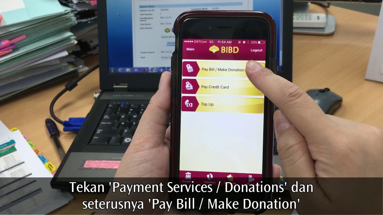 e-Amanah : How to make contribution payment using BIBD Mobile App - YouTube