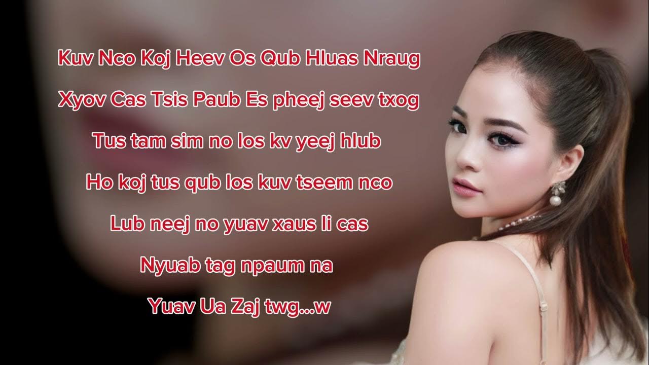Maiv Thoj - Nco Qub Hluas Nraug _ Karaoke Instrumental (nkauj tawm tshiab) - YouTube