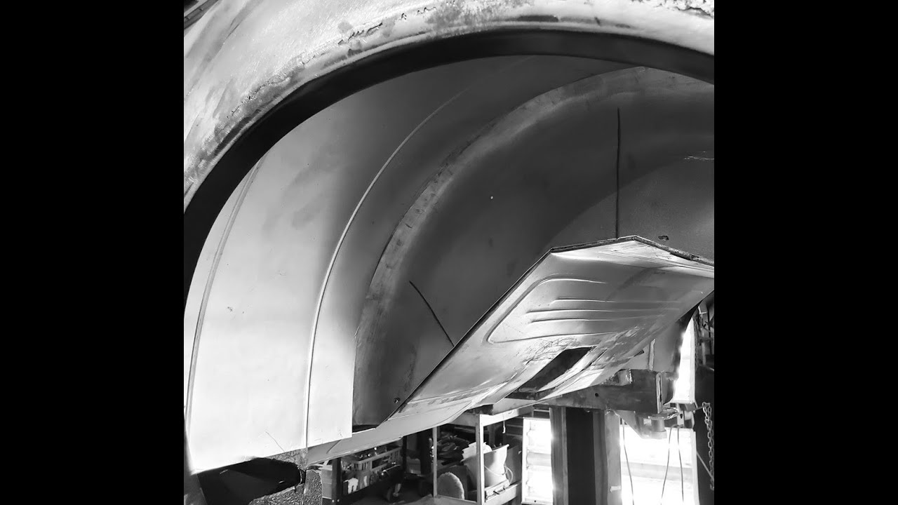 #Helleanor Mustang Wheel Tubs - Custom Metal Fabrication Progress - YouTube