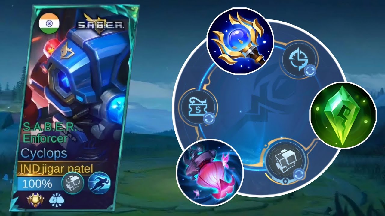 CYCLOPS NEW SEASONS BEST BUILD AND NEW EMBLEM SET 2024 !! Mobile ...