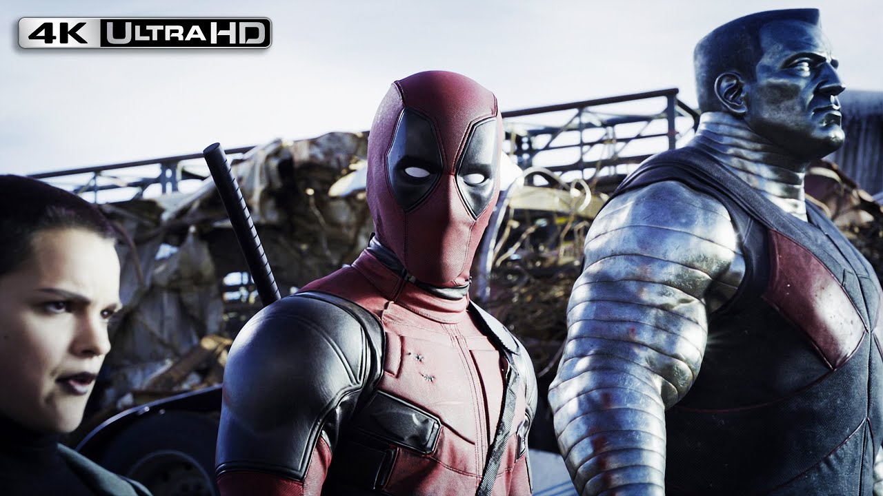 Deadpool 4K HDR | Scrapyard Scene - DMX - YouTube