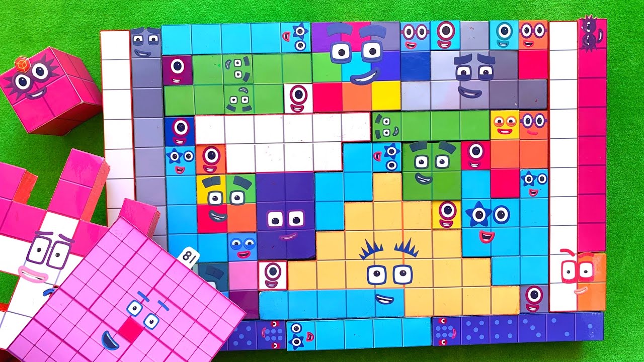 Looking for Numberblocks NEW 81 213 Puzzle Tetris Shape ASMR chirping ...