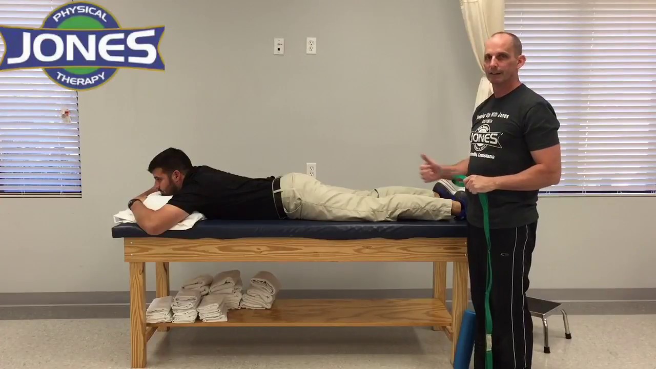 Prone Hip Flexor Stretch - YouTube