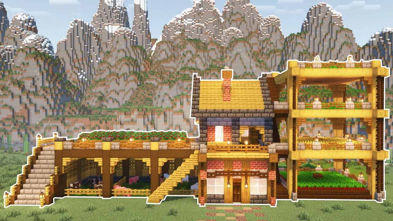 How to build Medieval Village 14/20 : Survival Base - Minecraft ...