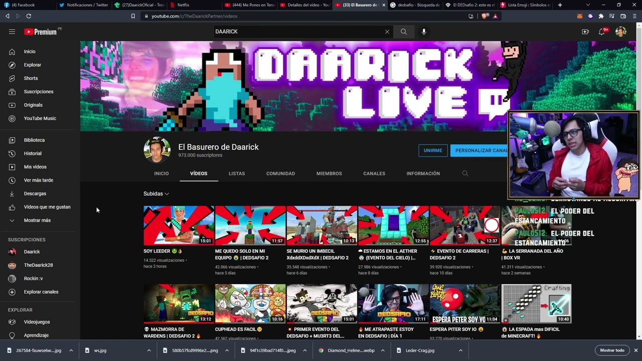DAARICK EXPLICA COMO VA INNOVAR EN YOUTUBE :v - YouTube