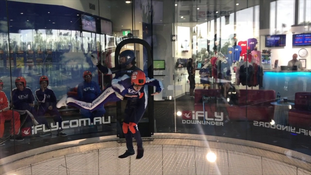 IFLY INDOOR SKY DIVING PENRITH - YouTube
