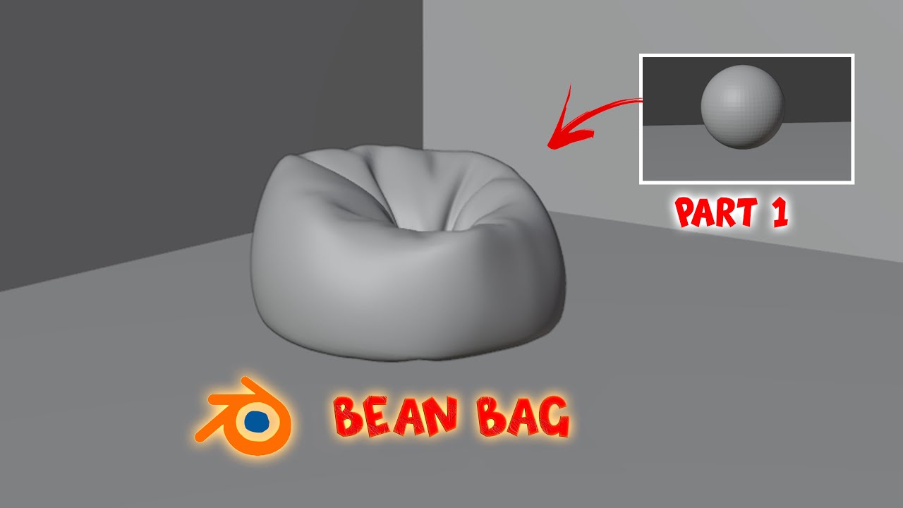 Blender tutorial | bean bag tutorial in blender | cloth blender - YouTube