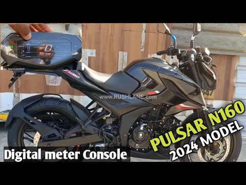 Bajaj⚡Pulsar N160 New⚡Model 2024 | Fully Digital Console BT Features ...