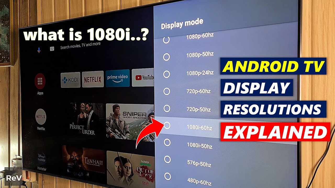 Android TV Display Resolutions Explained Mi Box 4k TV Display