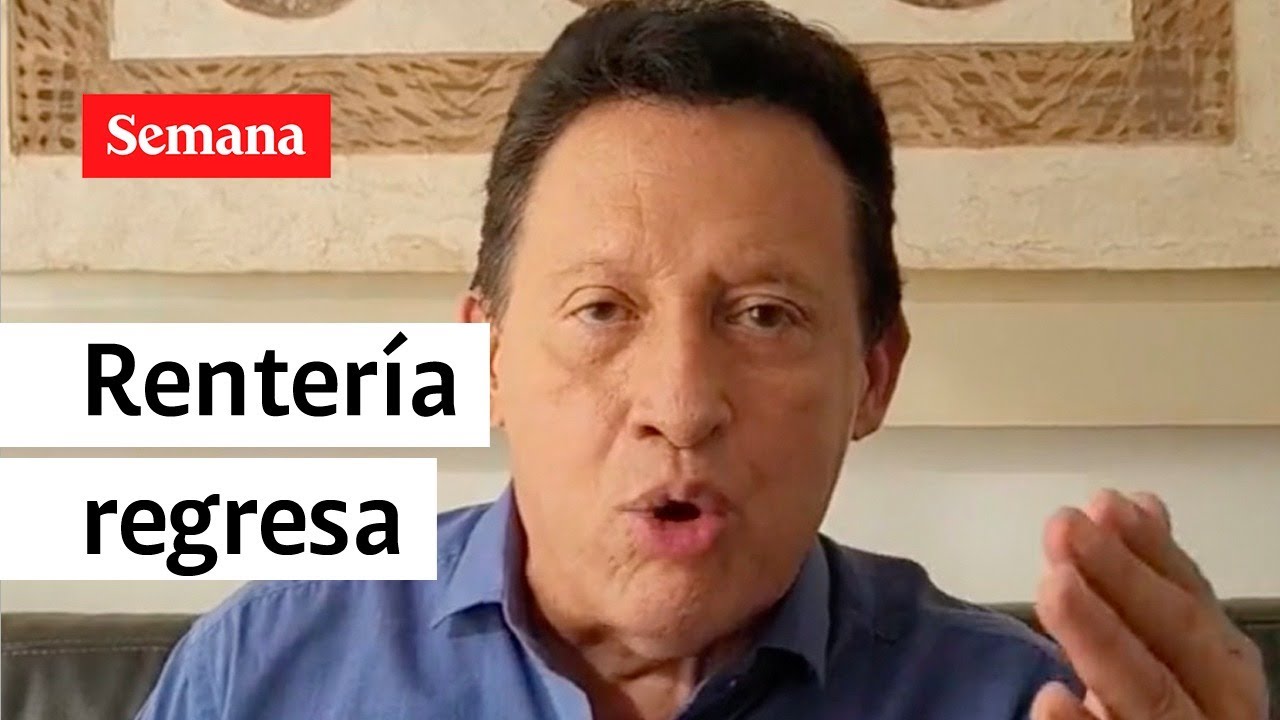 Óscar Rentería anuncia su regreso a los medios | Semana Videos - YouTube