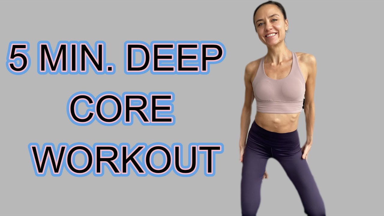 5 MIN. DEEP CORE WORKOUT - YouTube