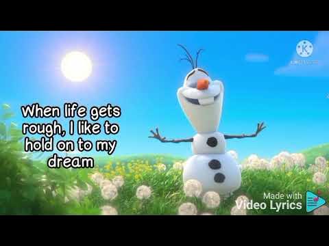 In summer. song lyrics. frozen Broadway - YouTube