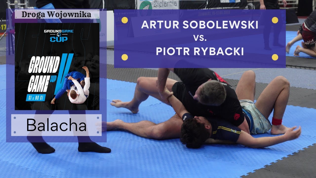 Artur SOBOLEWSKI vs Piotr RYBACKI 1/8 finału OPEN No-Gi Biały/Niebieski | Ground Game Cup V ...