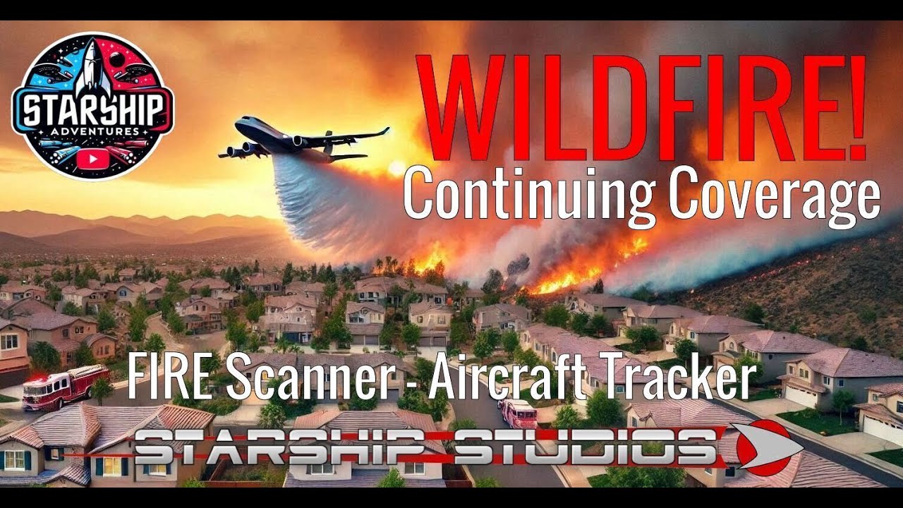 🔴Los Angeles Wild Fire Scanner - Command & Interagency Channels ...