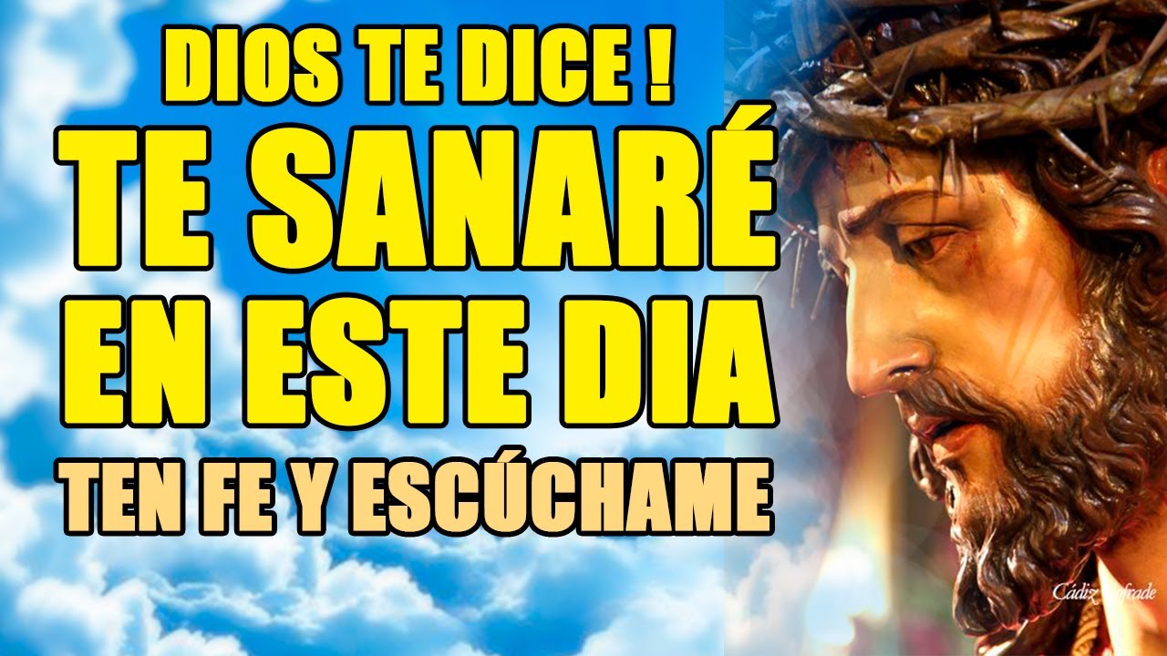 DIOS TE DICE HOY "YO TRAERÉ SANIDAD A TU VIDA" Yo soy la medicina que ...