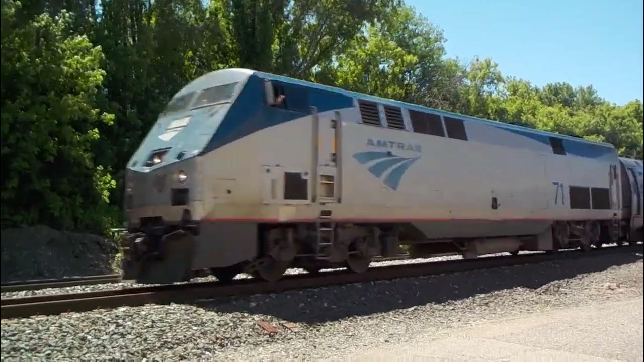 AMTK 71 w/Amtrak 1340 Borealis East 6/9/24 - YouTube