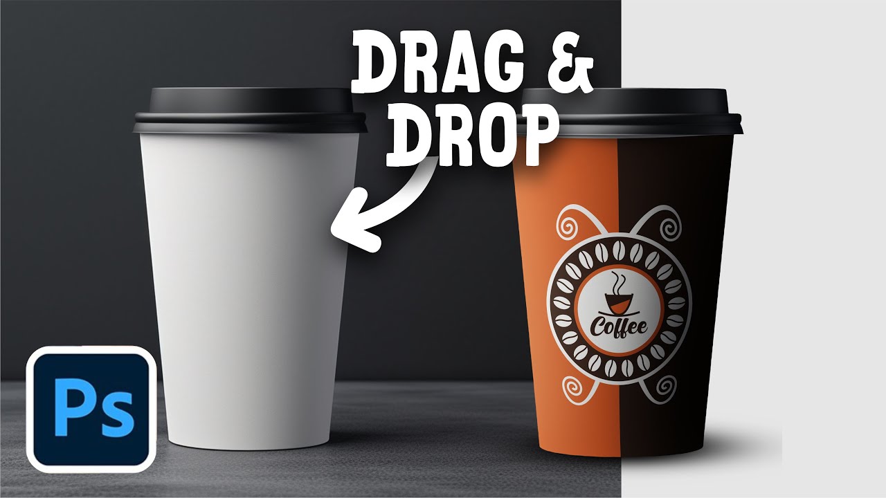 Create Stunning Paper Cup Designs with Photoshop TIPS and TRICKS - YouTube