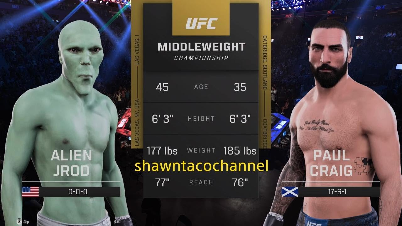 EA SPORTS UFC 5 | Alien JRod 🆚 Paul Craig - YouTube