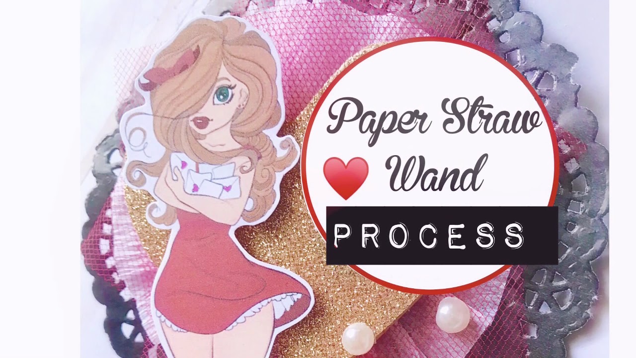 Paper Straw Wand process Video - YouTube