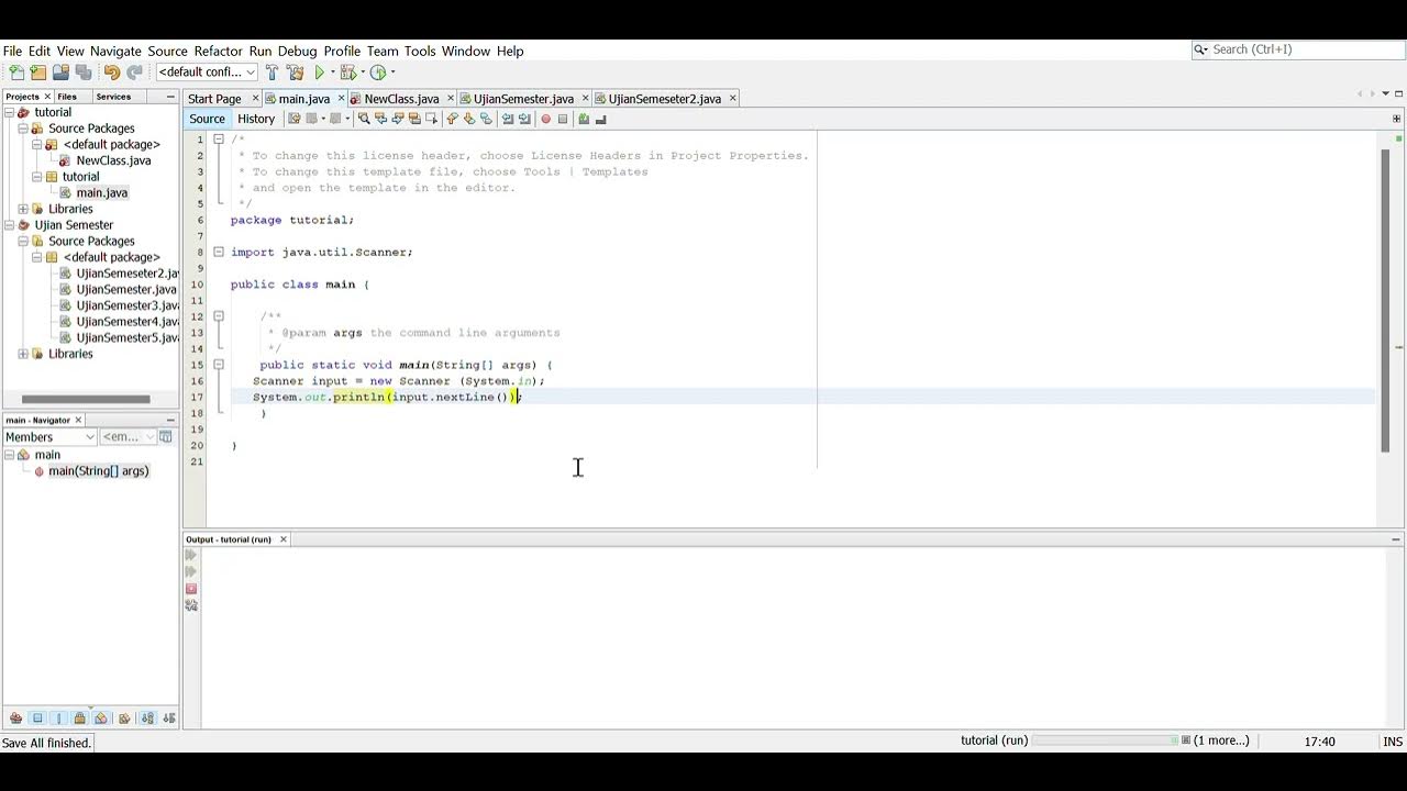 Tugas 2 Vidio 7 - "Scanner Pada Java" - YouTube